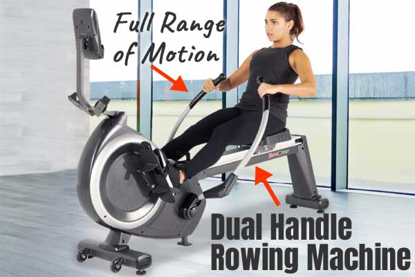 Fitness Reality Rowing Machine - A Better Workout with 2 Handles?